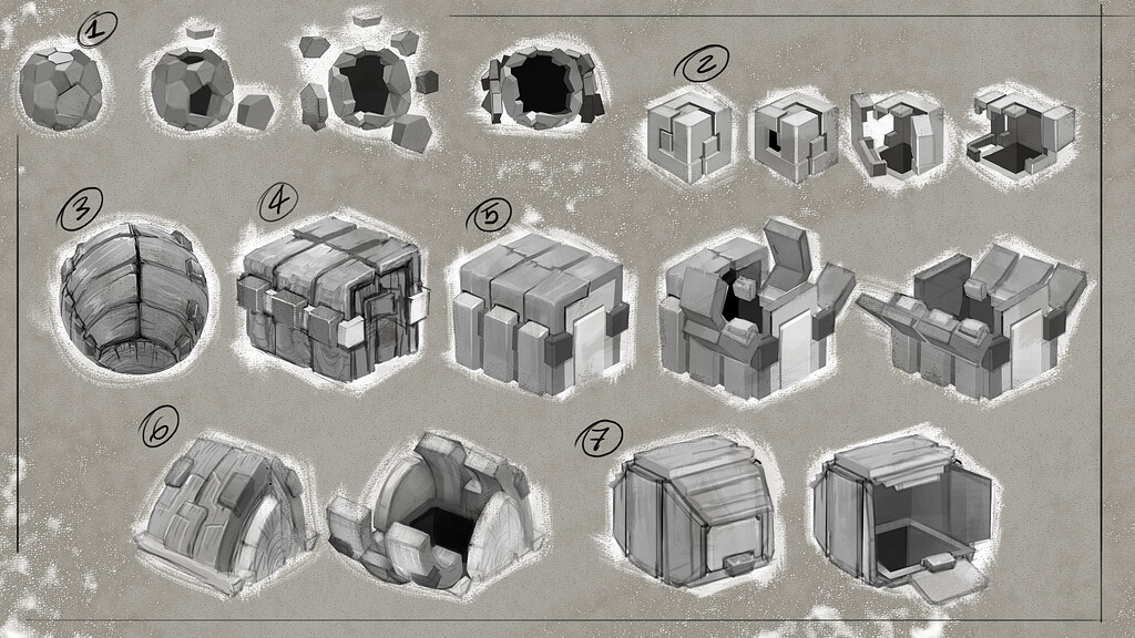 Concept Art: First look at Containers - Dev Art - Boundless Community