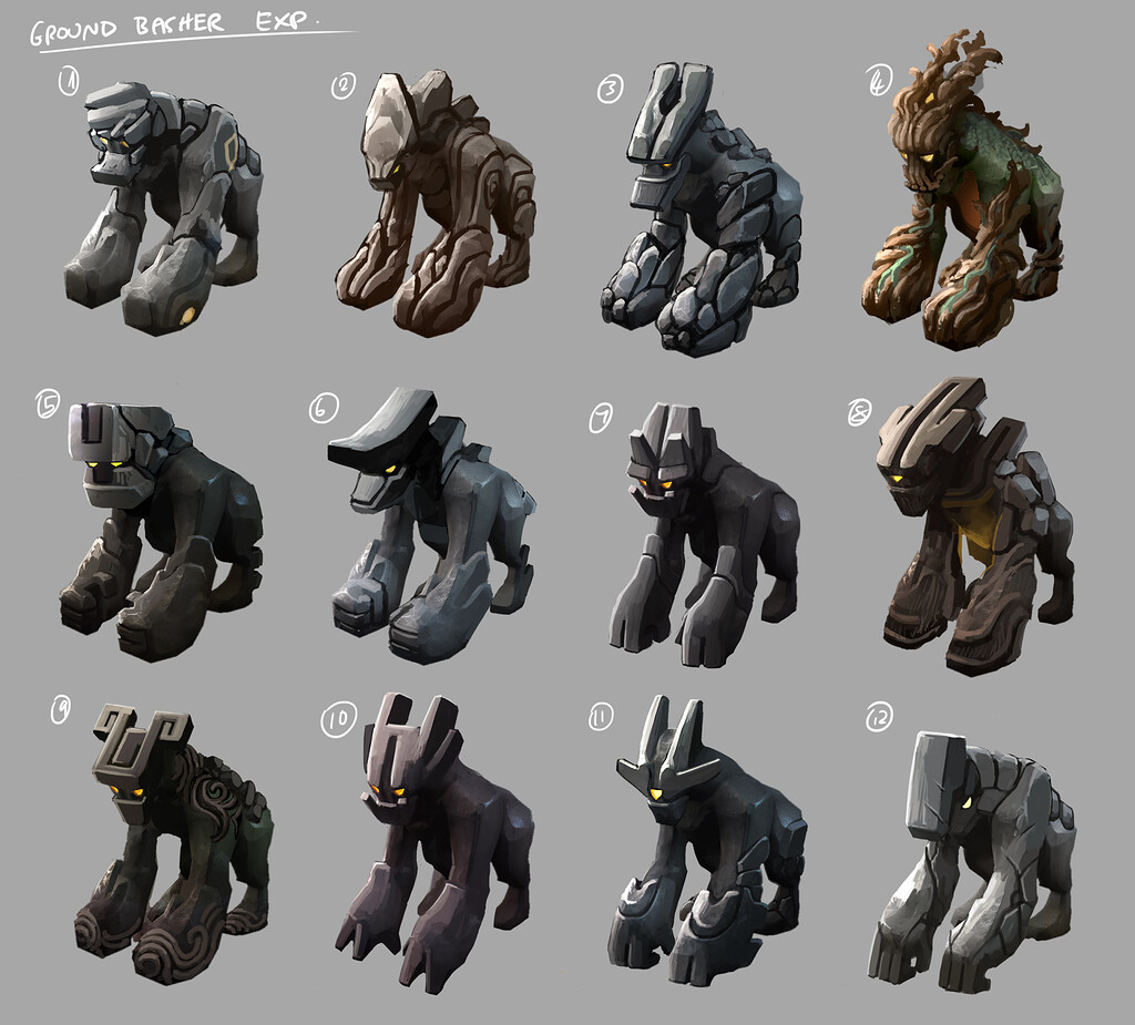 Art: Ground Basher and Stone Thrower NEW concepts! - Page 2 - Dev Art ...