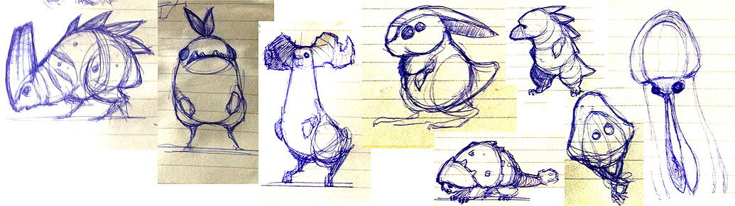 Creature Sketches - Devlog - Boundless Community
