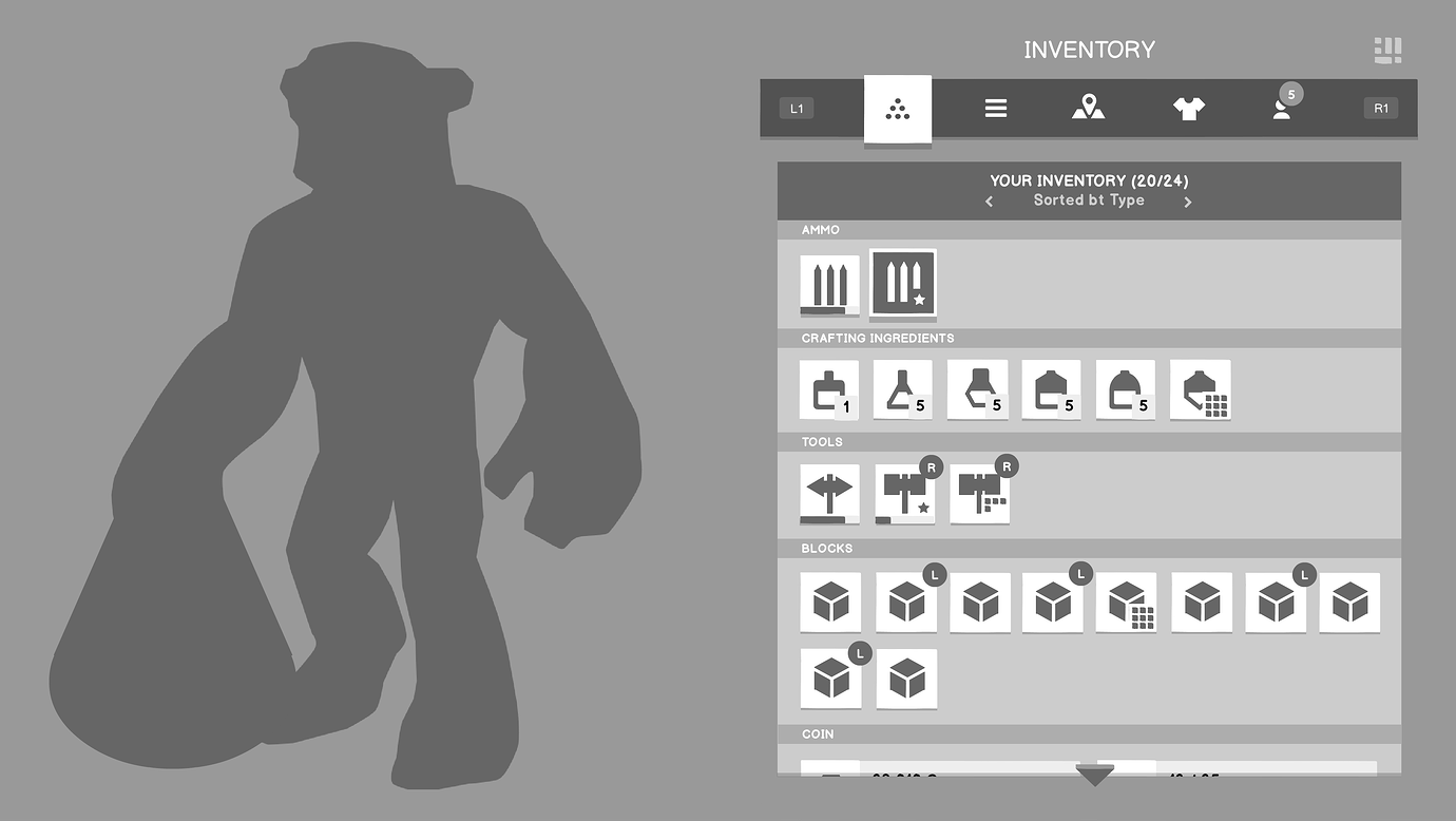 GUI Update: Inventory GUI and Type Groups - Devlog - Boundless Community