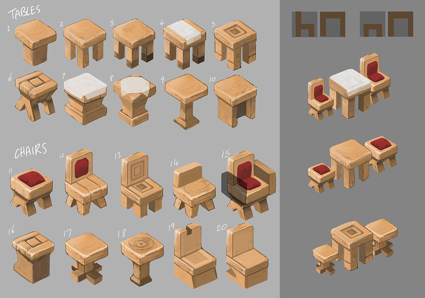 Art: Table and chairs concept - Dev Art - Boundless Community