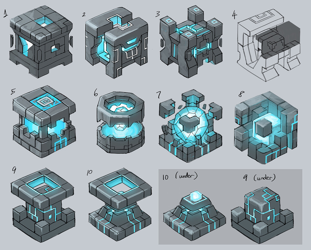 Art: Power Core concepts - Dev Art - Boundless Community