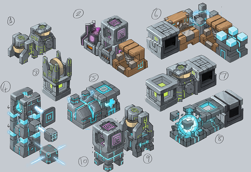 Art: Machine collage first look concept - Dev Art - Boundless Community