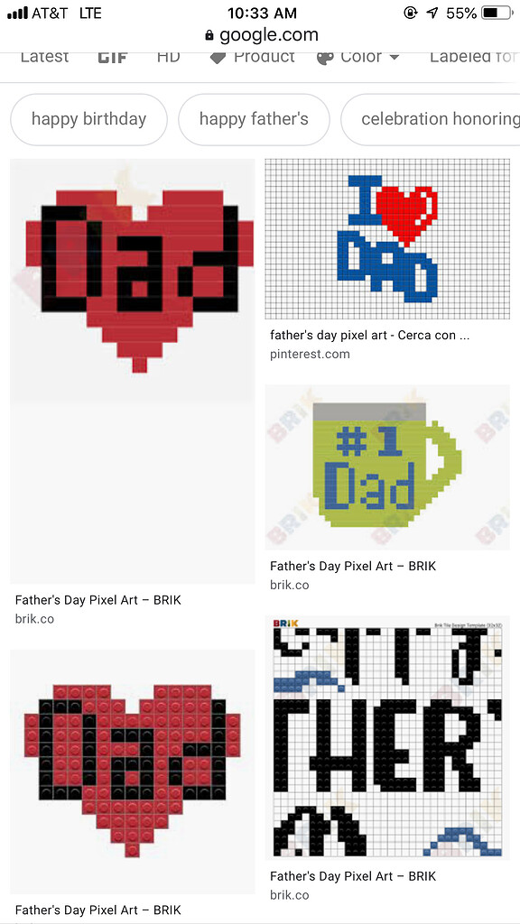 PSA it is Father’s Day - build a nice Father’s Day themed pixelart in ...