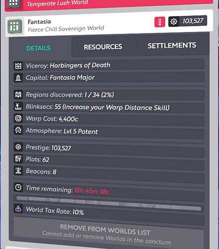 Planet Fantasia Private planet is expiring - General - Boundless Community