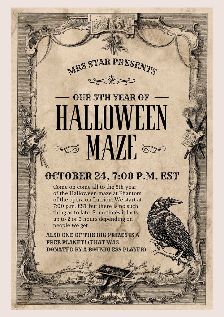 Halloween maze 2025 👻 - General - Boundless Community