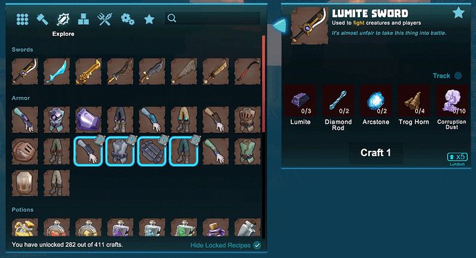 Crafting UI rework - Suggestions - Boundless Community