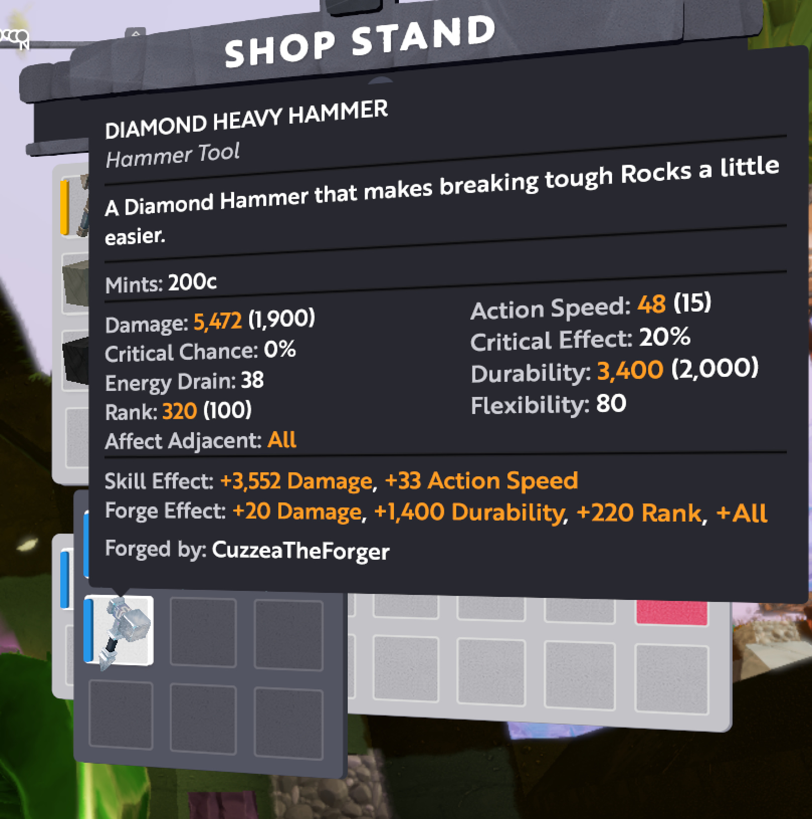 Please explain forged hammers - General - Boundless Community